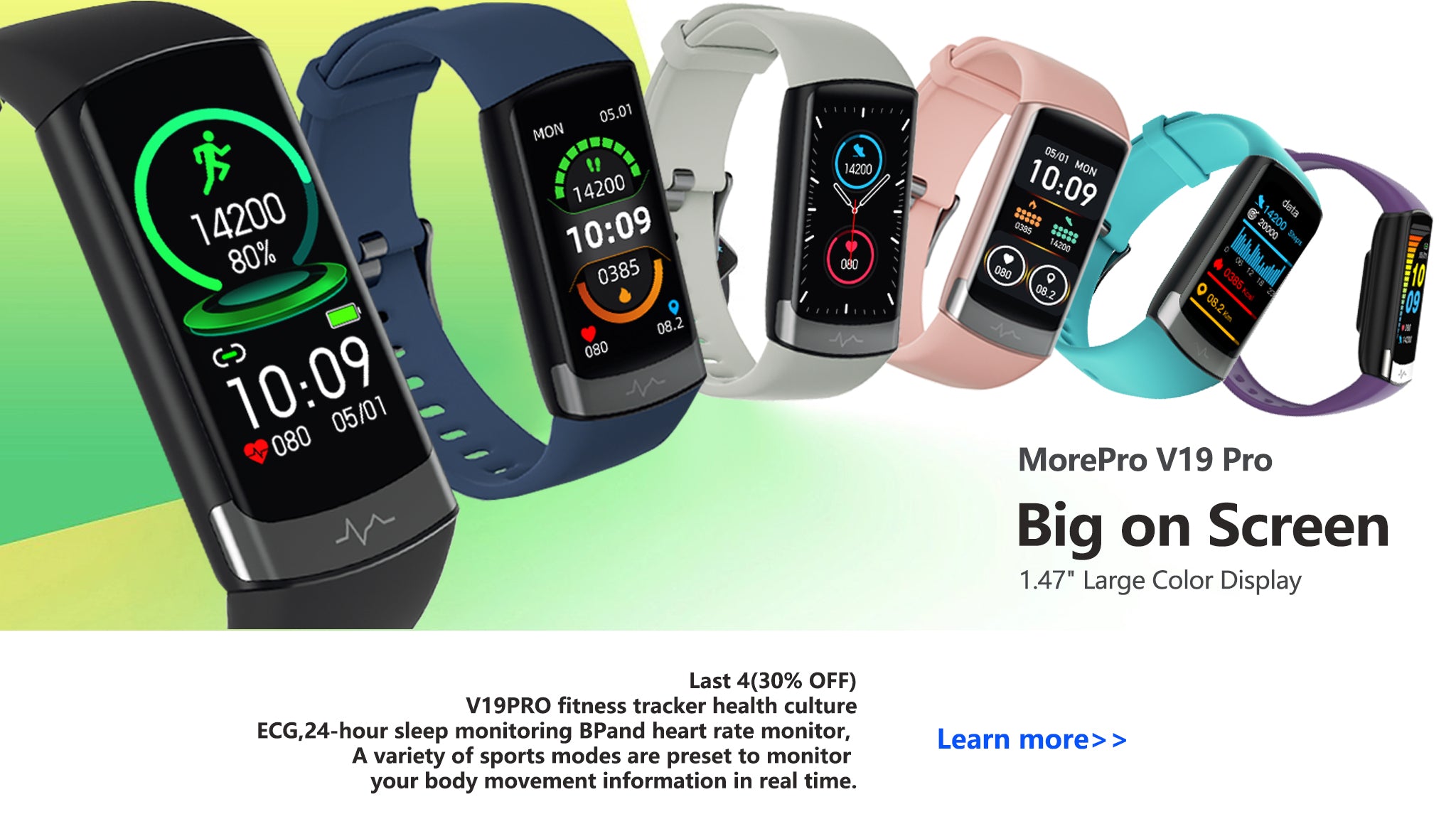 Provide Fitness Tracker, Smartwatch, Earbuds for U | MorePro