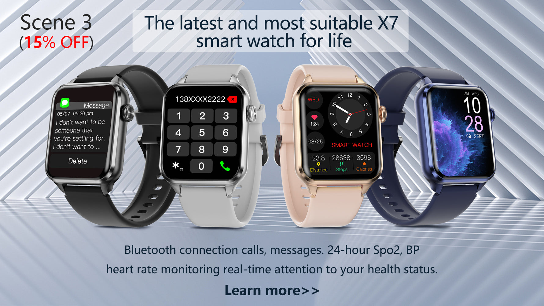 Provide Fitness Tracker, Smartwatch, Earbuds for U | MorePro